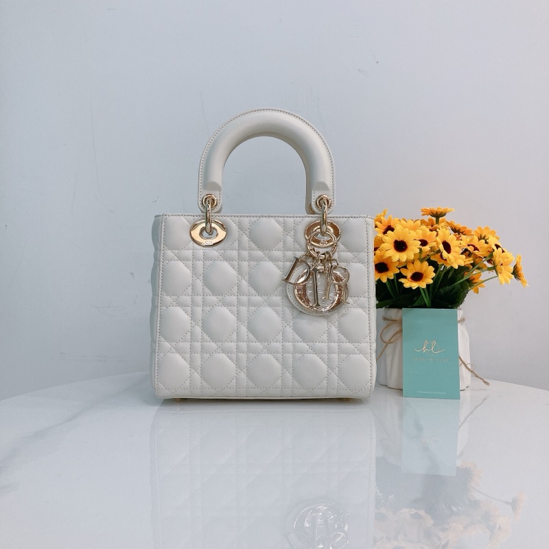 MS0256 迪奧小號Lady Dior白色羊皮｜PopChill 拍拍圈