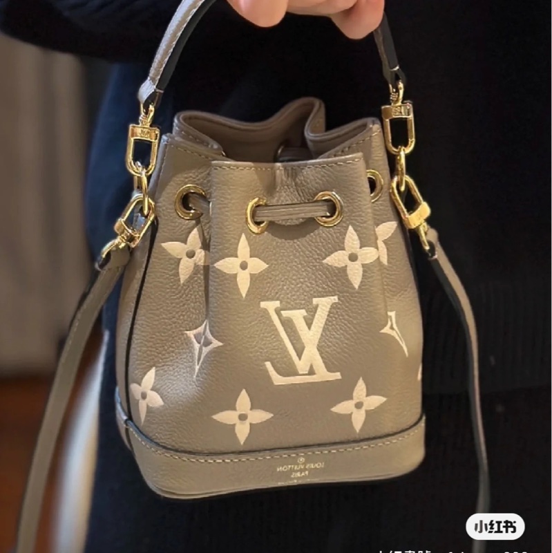 LV Nano Noe 大象灰水桶（晶片款） 可斜背肩背手提～｜PopChill 拍拍圈