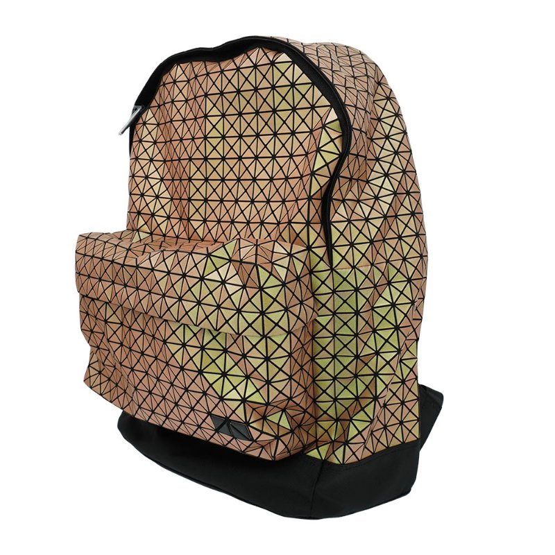 Issey Miyake Bao Bao Daypack Insect 炫彩壓印方格後背包(黃)｜PopChill 拍拍圈